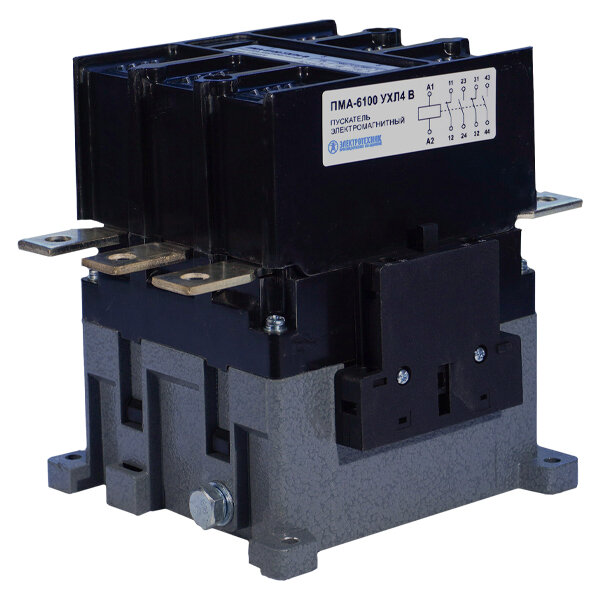 Электромагнитный пускатель Электротехник ПМА-6100 УХЛ4 В, 220В, 2з+2р, 160А, нереверсивный, без реле, IP00, ET255376