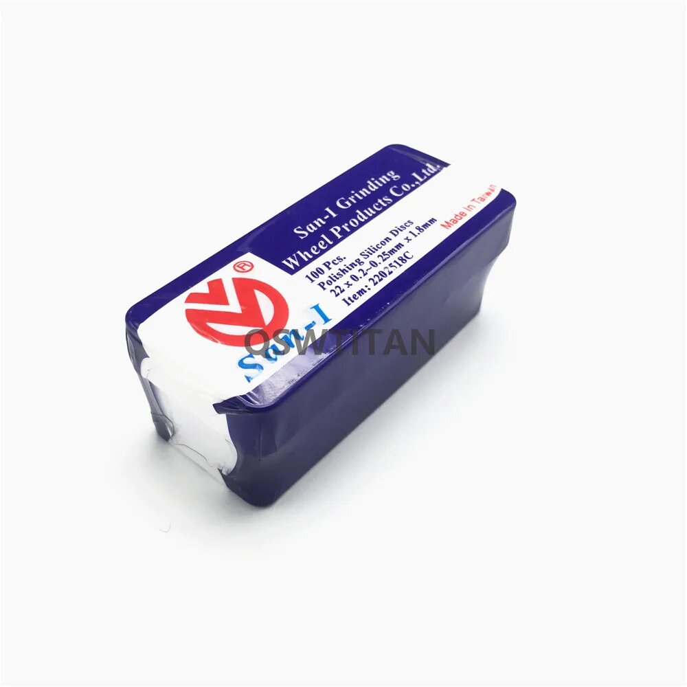 Стоматологические диски полировальные 200шт, 22x0.2x1.8mm