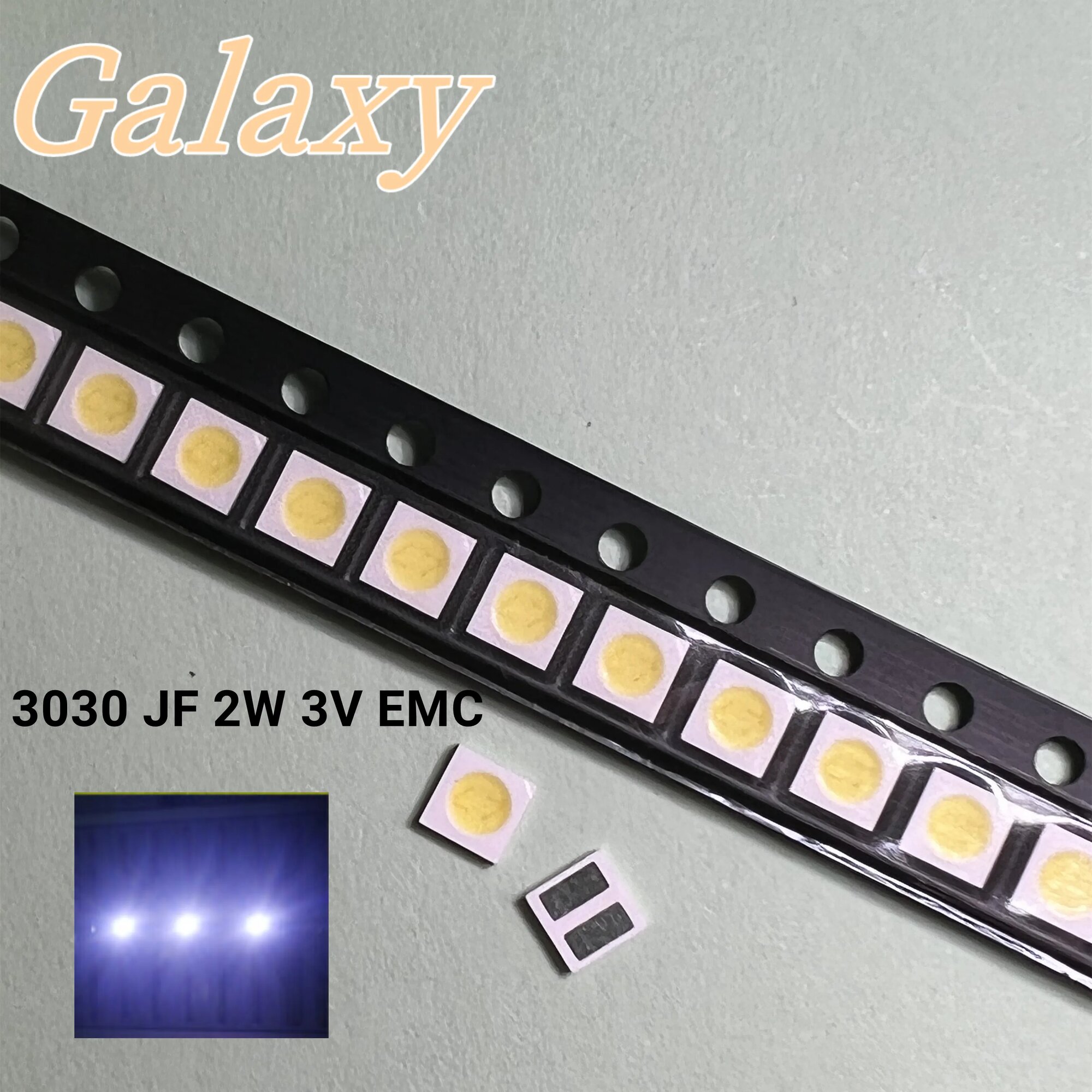 Светодиоды JUFEI 3030 2Вт 3В 200шт