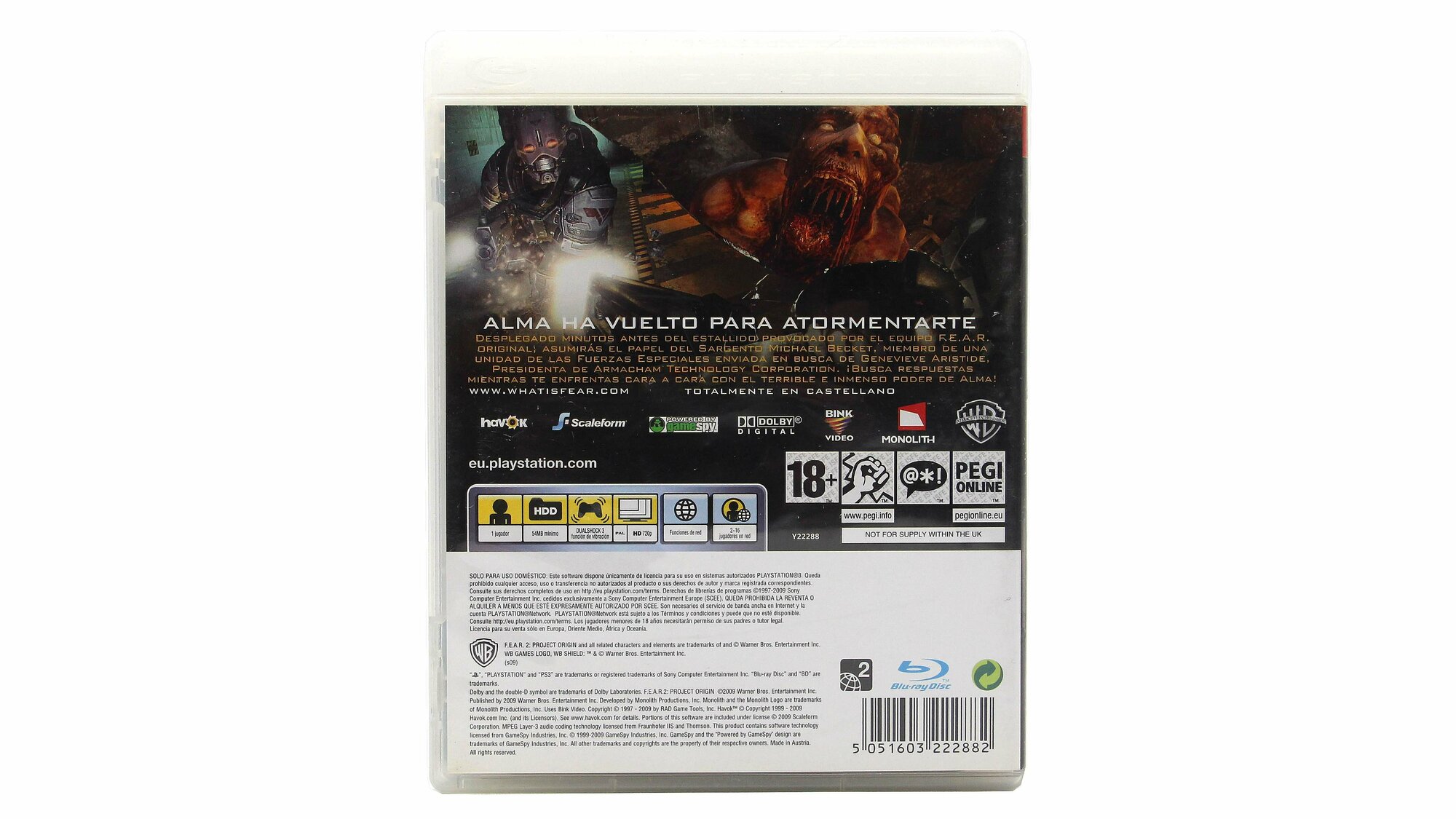 FEAR 2 Project Origin (PS3) — фото 1