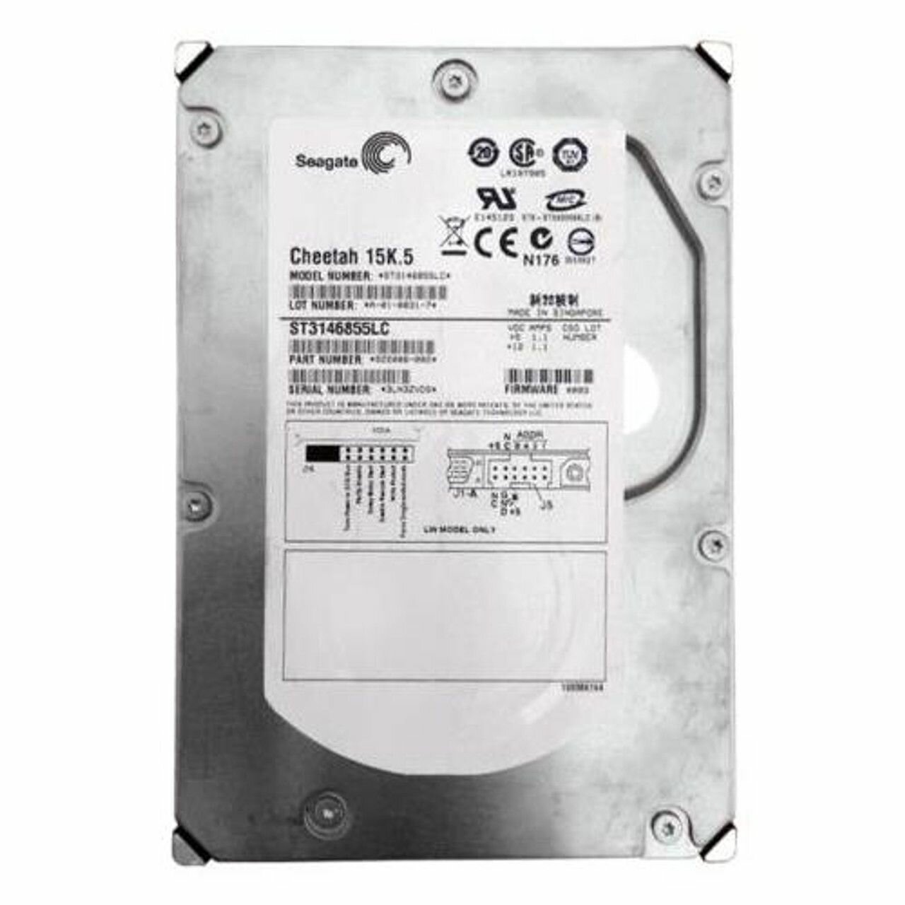 Жесткий диск Seagate ST3146855LC 9Z2006-005 146GB Ultra320 15K. Товар уцененный