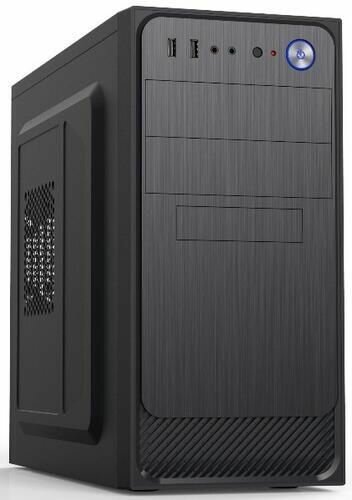Компьютерный корпус Foxline Forza FZ-053 (FZ-053-SX450R) черный - БП 450 Вт, Mini-Tower, Micro-ATX, USB 2.0 Type-A
