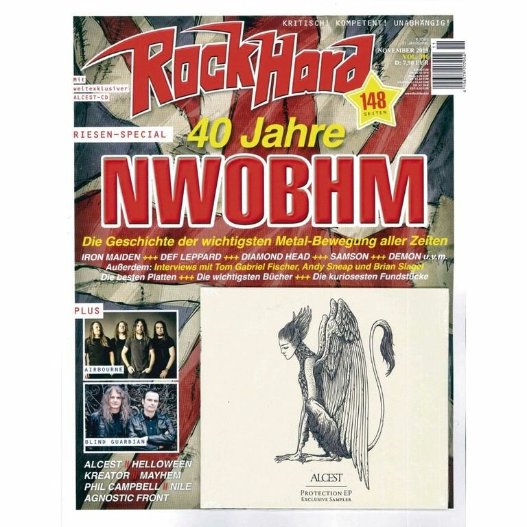 Фирменное издание Rock Hard Vol. 390 + ALCEST - Protection CD