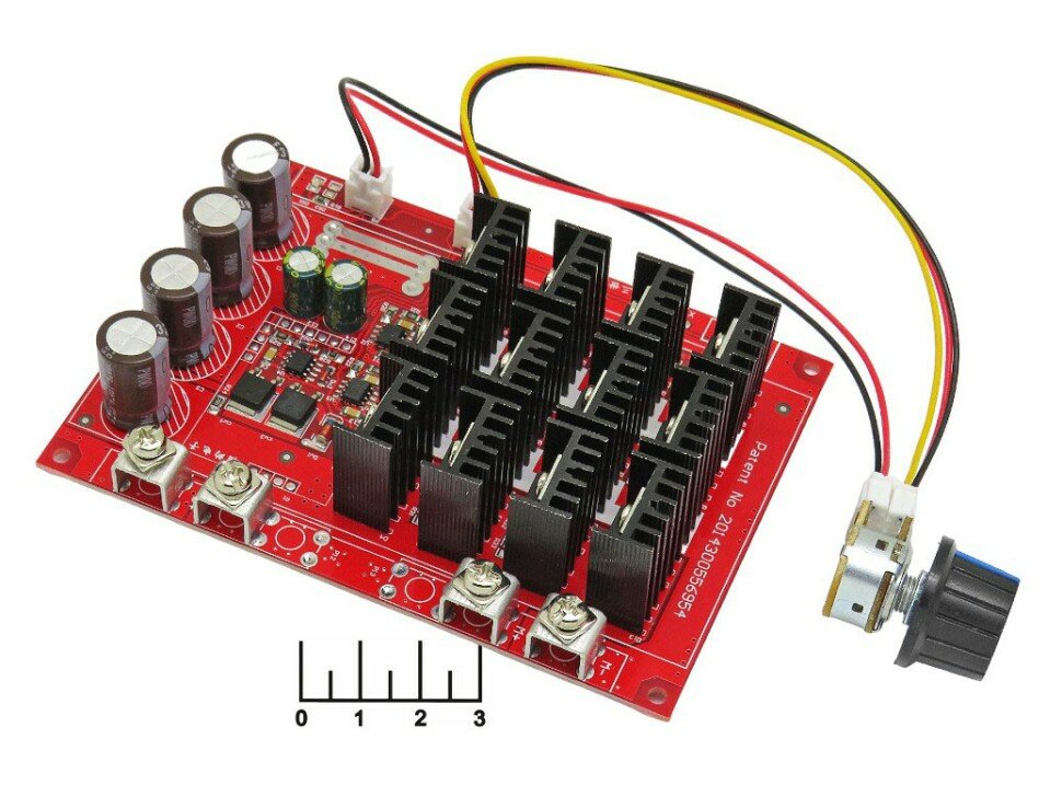 Радиоконструктор регулятор скорости двигателя с ШИМ 60A 9-50V PWM 3600W