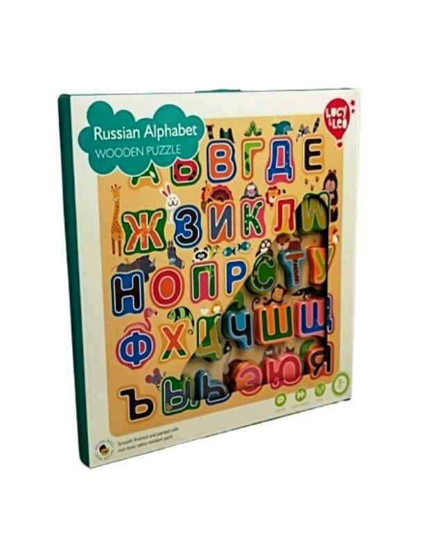 Lucy&Leo LL201 Деревянная игрушка "Алфавит" /12