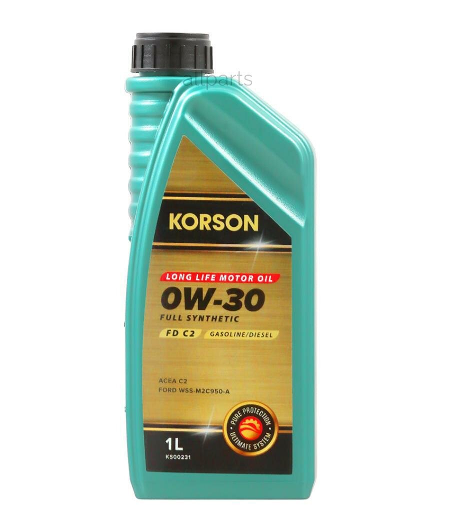 KORSON KS00231 Масло моторное FULL SYNTEHTIC 0W-30 FD C2 1l