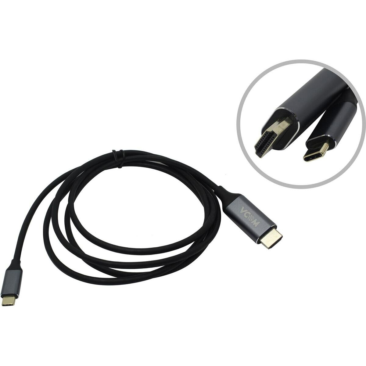 VCOM Кабель-адаптер USB-CM to HDMI 1.8м