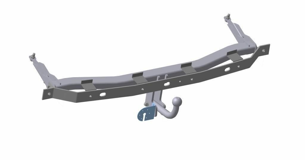 Фаркоп WESO 2150-A на Volkswagen Caddy III + Maxi 2004 -2015, Caddy IV + Maxi 2015 -