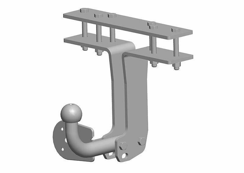 Фаркоп AvtoS для NISSAN PATHFINDER (2005-2014) с универсальной электрикой и сертификатом в комплекте, арт.(NS 21+electr)