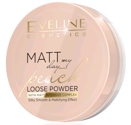 Eveline Matt My Day - Peach Транспарентная матирующая пудра 6 г.
