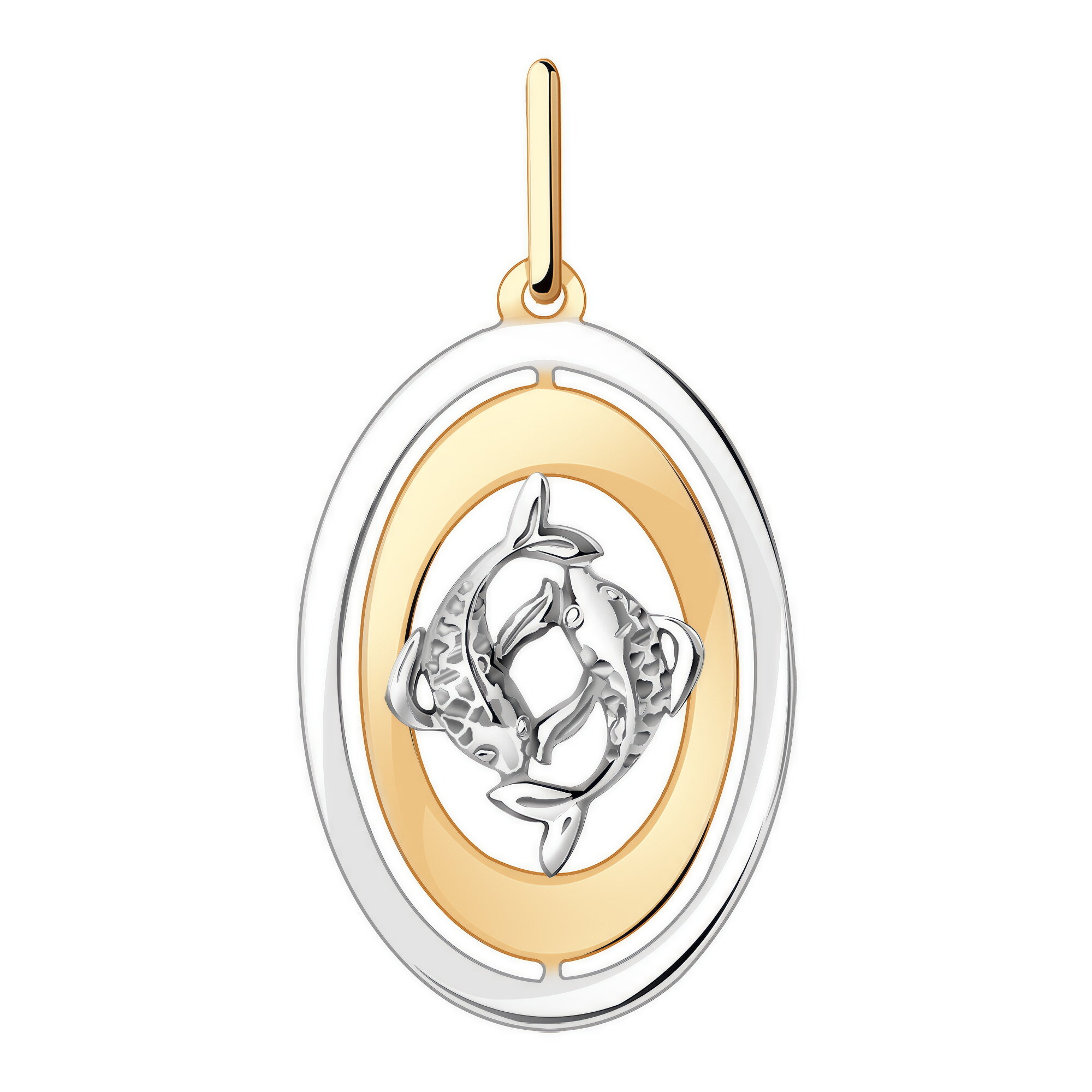 Подвеска, красное золото, 585 проба