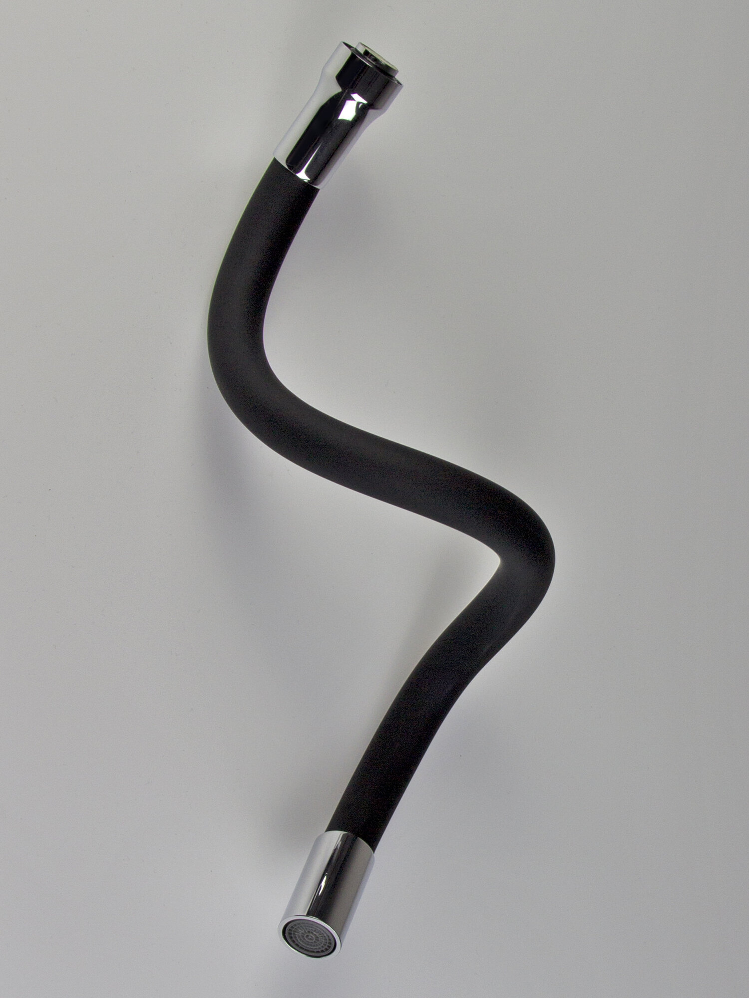 Гибкий излив в силиконовой оболочке для кухонного смесителя VIKO V-0352 Черный