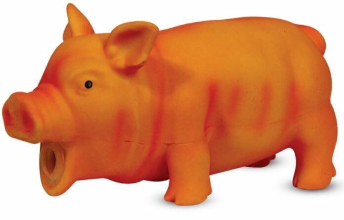 Triol Игрушка Поросенок хрюкающий из латекса, 21 см (LT105)