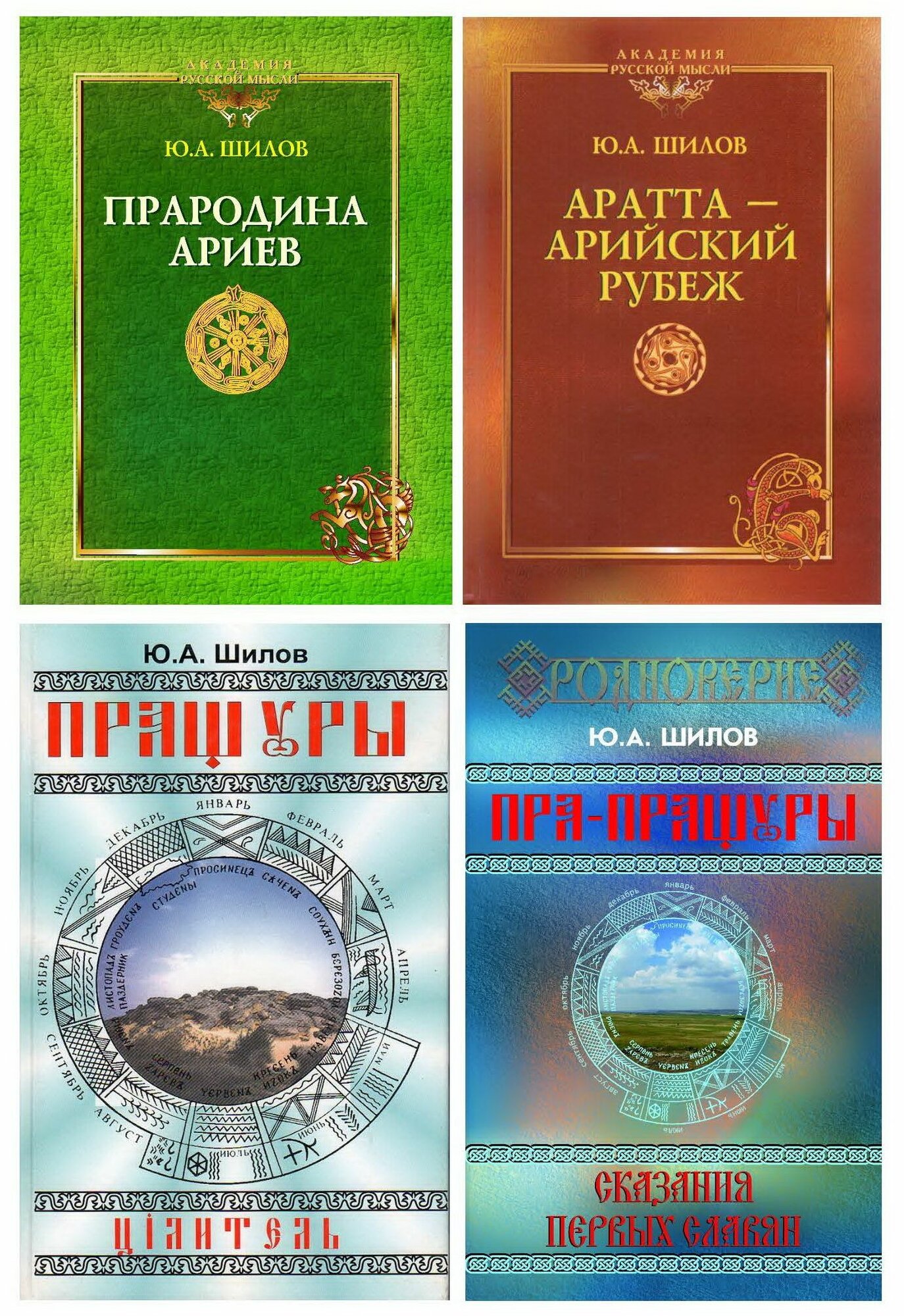 Комплект книг академика Ю. А. Шилова