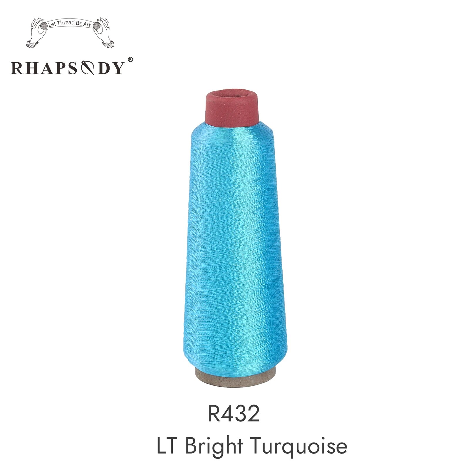 Нитки Rhapsody R432 Bright Turquoise, 150D