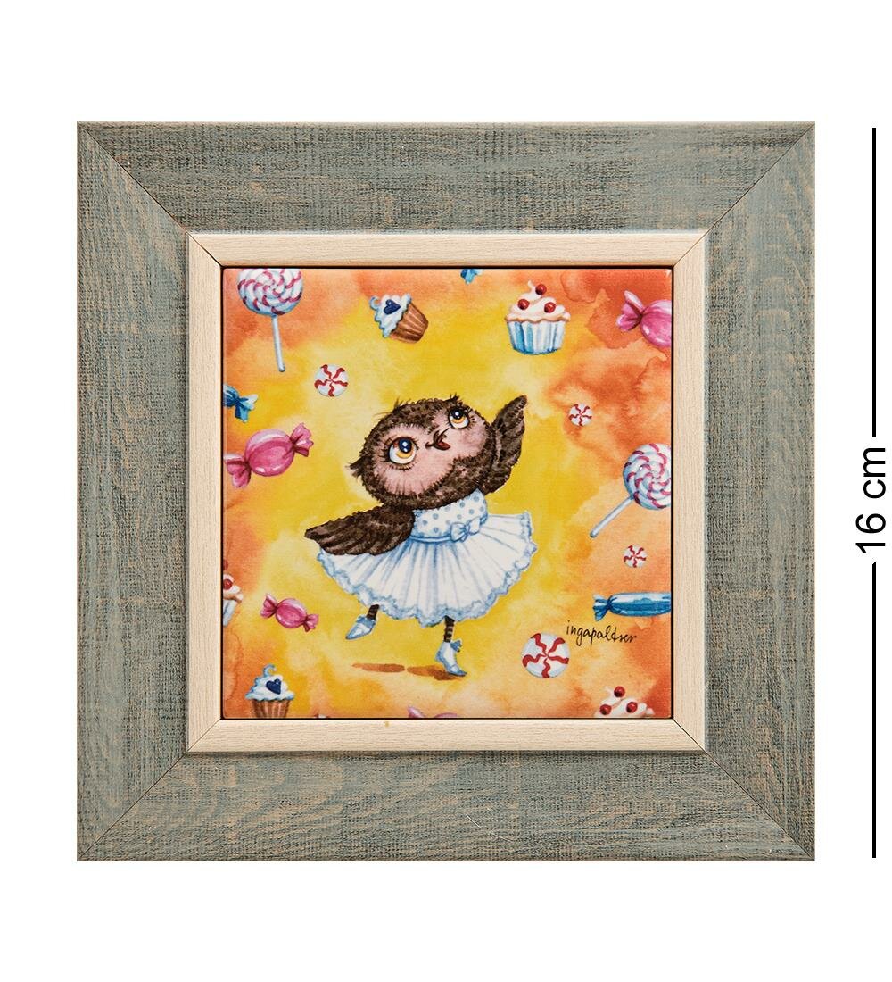 Панно керамическое Мечтай! сияй! цвети! 10х10 A2152270 Sunpreeze, Керамика, пластиковая рамка