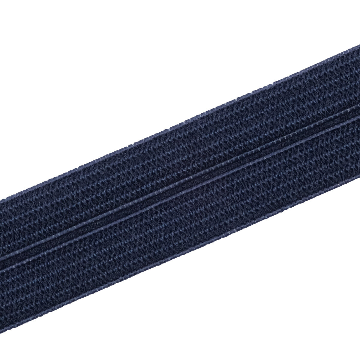 Косая бейка трикотажная Айрис, 0316/8, полиамид, лайкра, 16мм*50м (26 темно-синий)