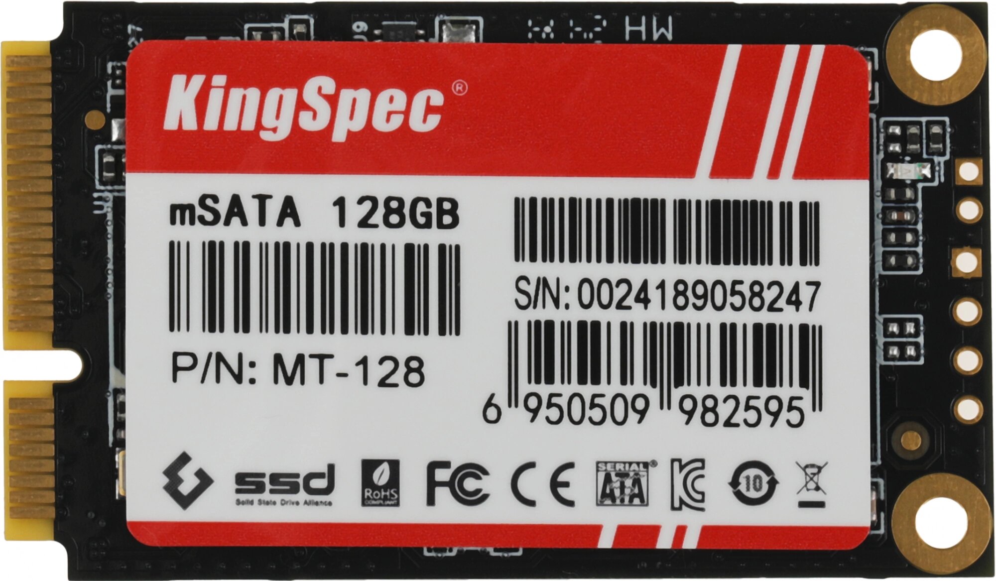 SSD накопитель KINGSPEC MT Series MT-128 128ГБ