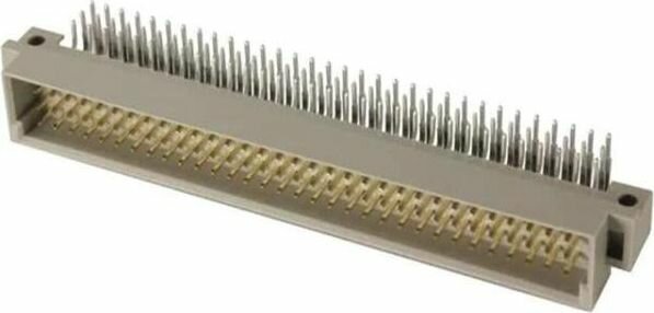 Гнездо HARTING 9031966921, Гнездо DIN 41612 тип С "папа" PIN 96 a+b+c THT угловой 90 град, 1шт