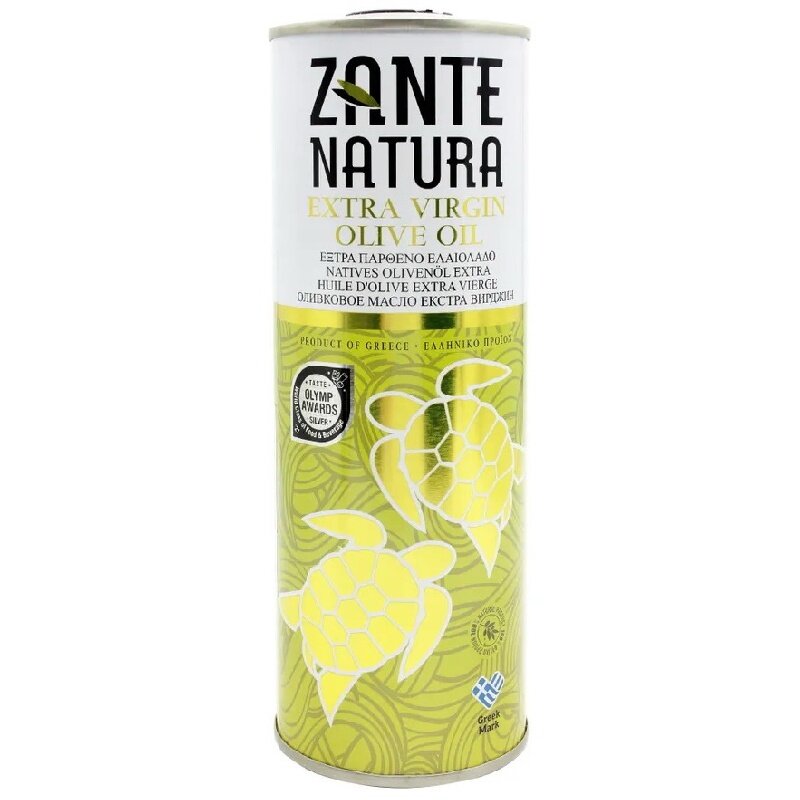 Масло ZANTE NATURA оливковое EVOO АС 0,5 /жесть/ 1л