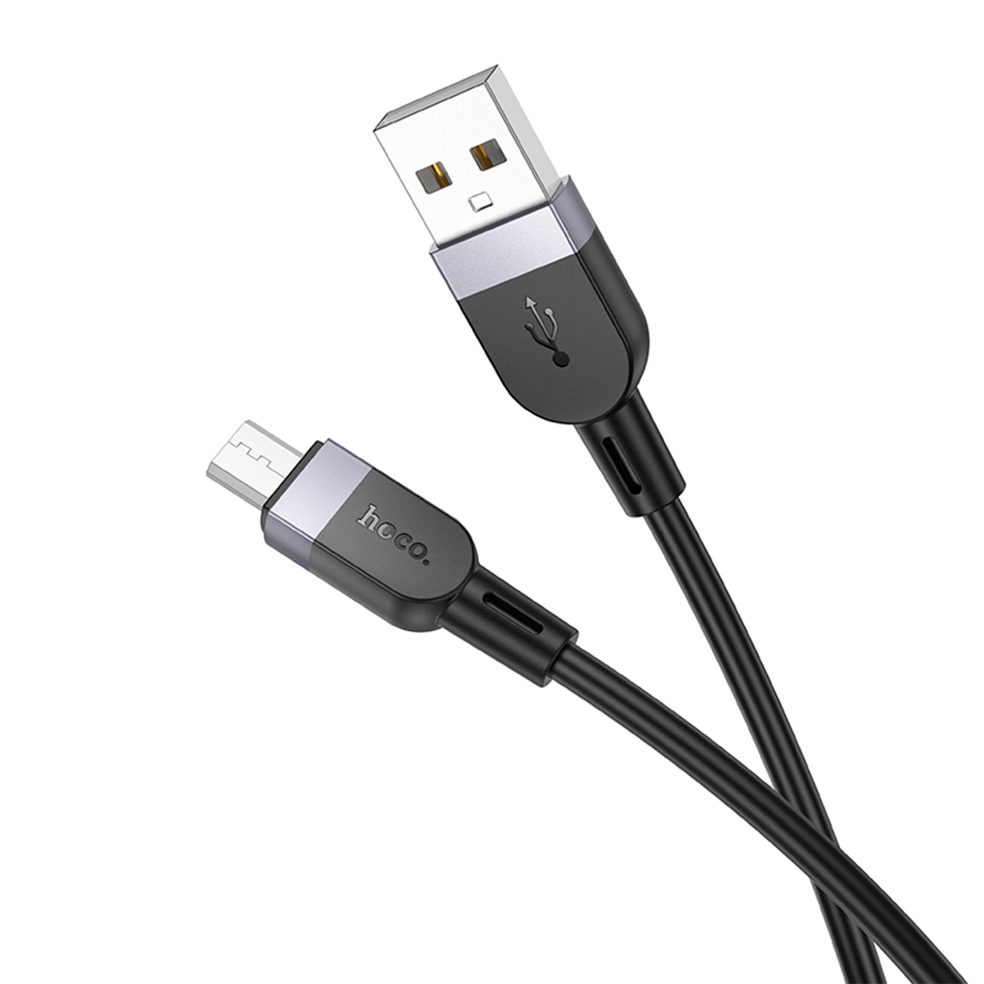 USB Кабель Micro, HOCO, X109, силиконовый, 2м, черный