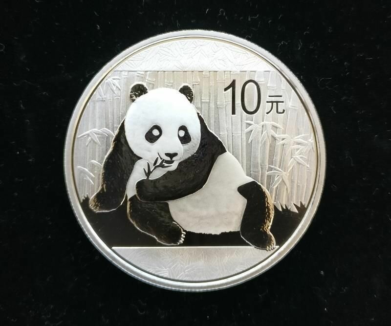 2015 Китай 1 oz Панда Серебряная монета