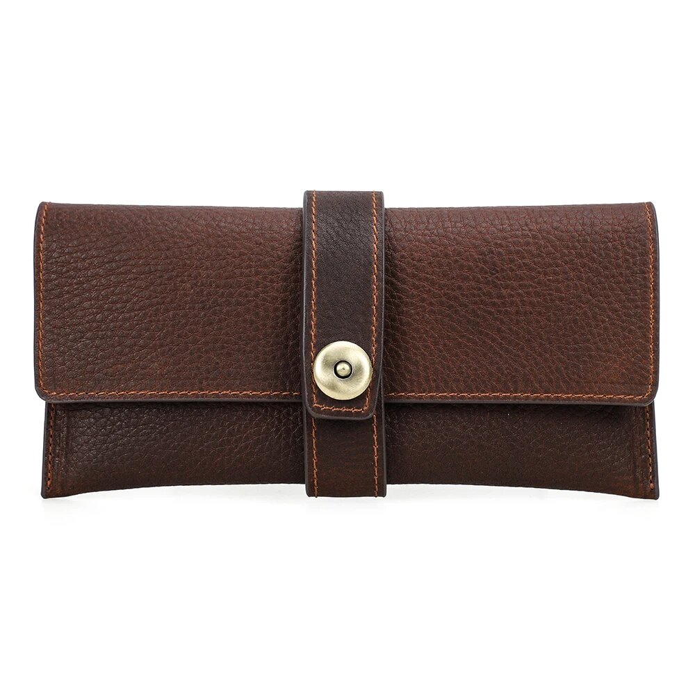 Ретро чехол для солнцезащитных очков из натуральной кожи