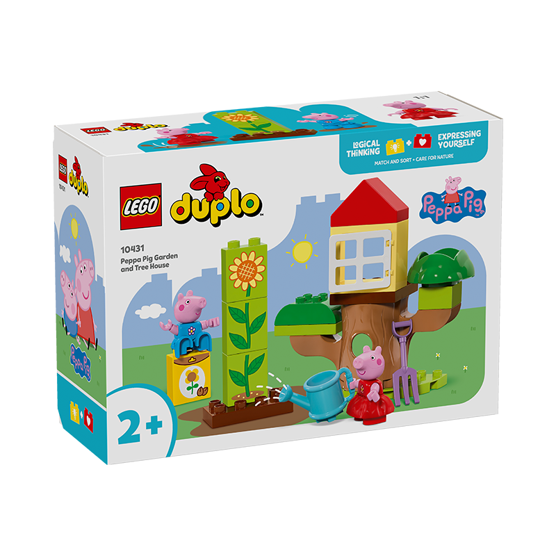 LEGO Duplo 10431 Peppa Pig Treehouse, Large Building Blocks, Children's Toy, Birthday Gift