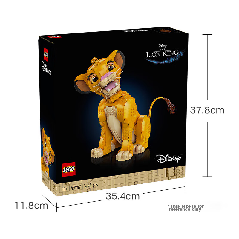 LEGO Disney 43247 The Lion King, Building Blocks, Girls' Toy, Birthday Gift