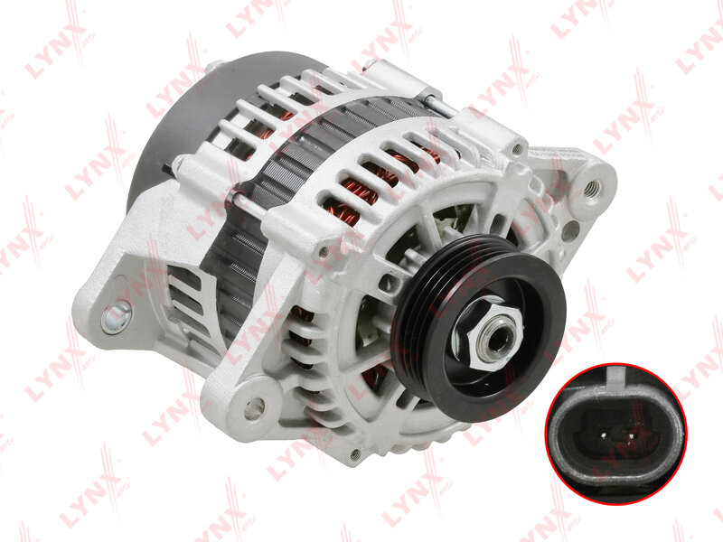 Генератор LYNXauto EA-1385. Для CHEVROLET Spark 0.8, 1.0 05-12, DAEWOO Matiz 0.8, 1.0 05-11