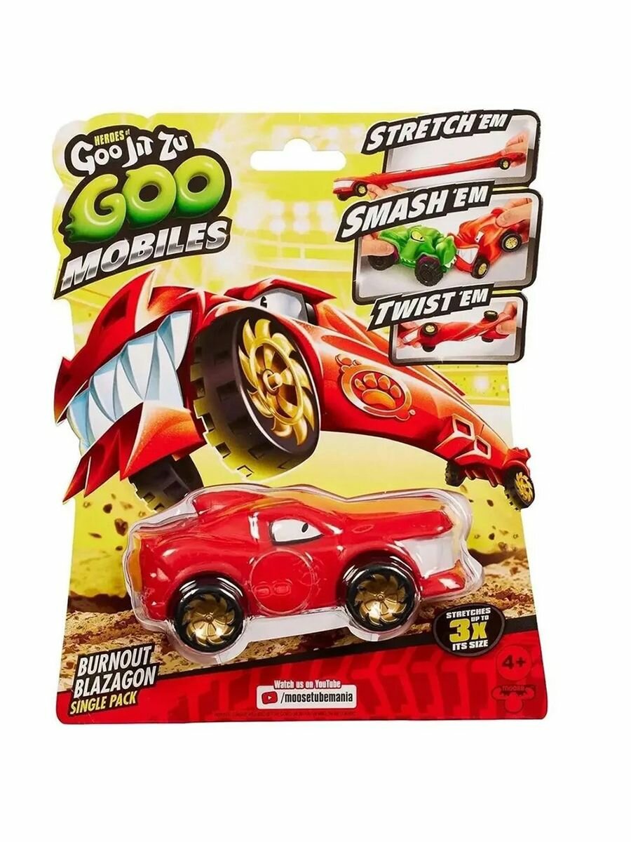 Heroes of Goo Jit Zu Goo Mobiles Burnout Blazagon- Растягивай их!