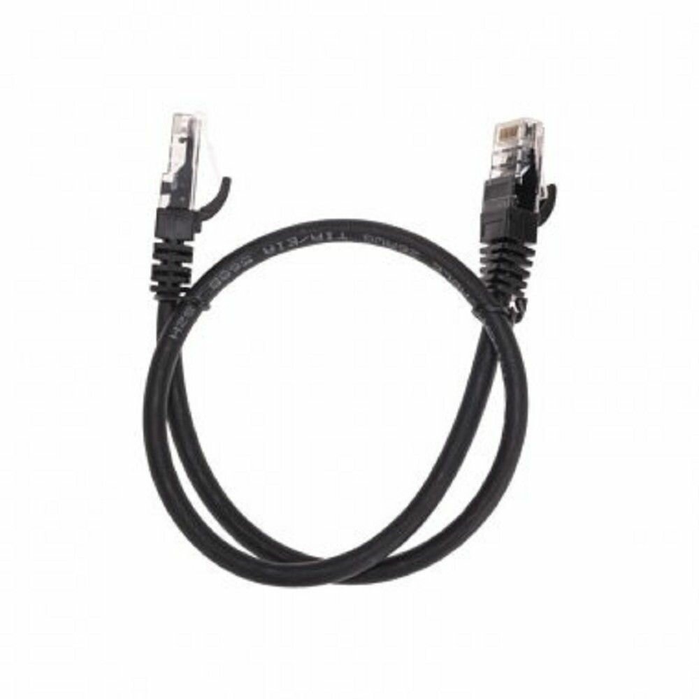 Rexant Патч - корды сетевые, телефонные 02 - 0292 - 05 Патч - корд U UTP, CAT 6, RJ45 - RJ45, 26AWG, LSZH, черный, 0,5м