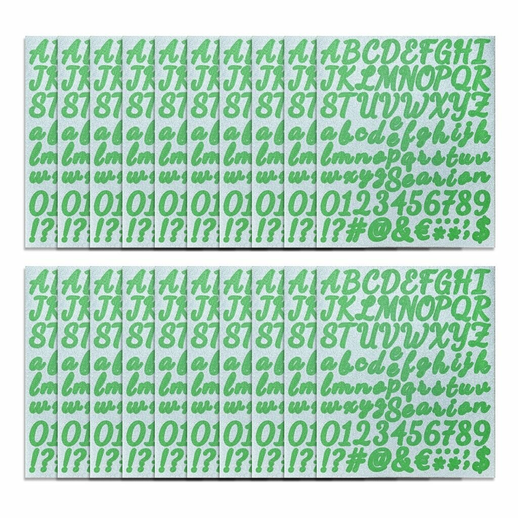 20 листов блестящие буквы наклейки с красочным декоративным для записной книжки и упаковки журнала скрапбукинга обертывания