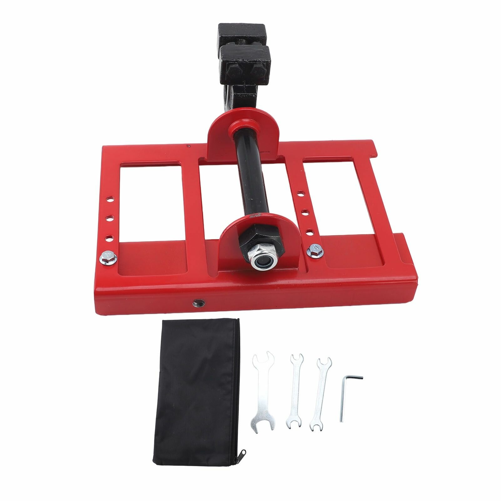 Вертикальная бензопила, направляющая для резки пиломатериалов, портативная мини-пилорама, насадка для бензопилы, направляющая для строителей, столяров, красный