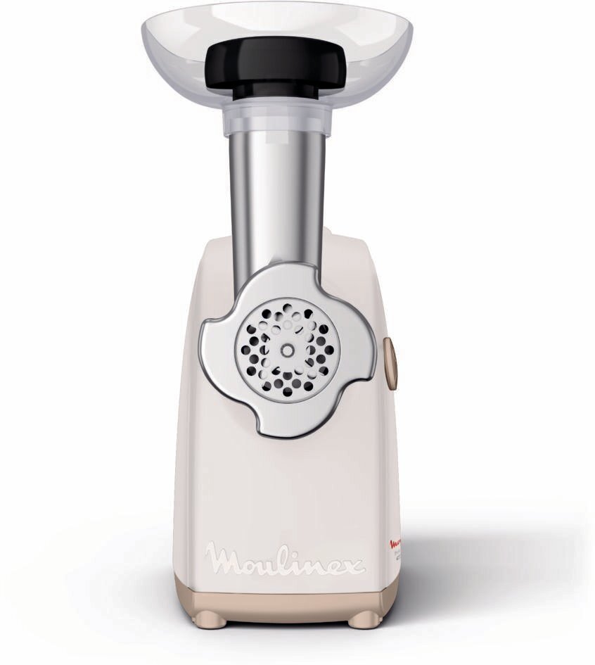 Мясорубка Moulinex ME476132, бело/бежевый, 700 Вт, механическое