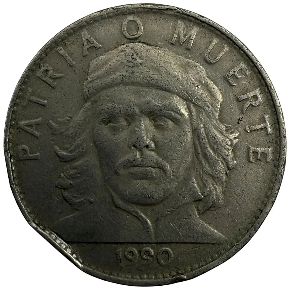 Куба 3 песо 1990 г. (Лот №2)