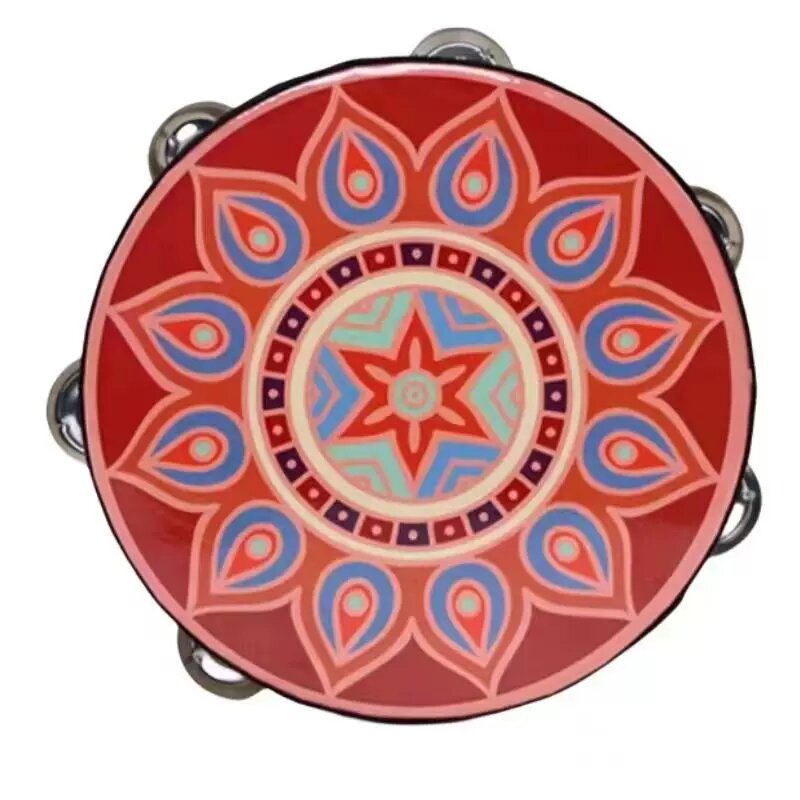 Тамбурин 6inch 7inch 8inch — детский профессиональный ударный инструмент, уйгурская ручная барабанная дудочка из