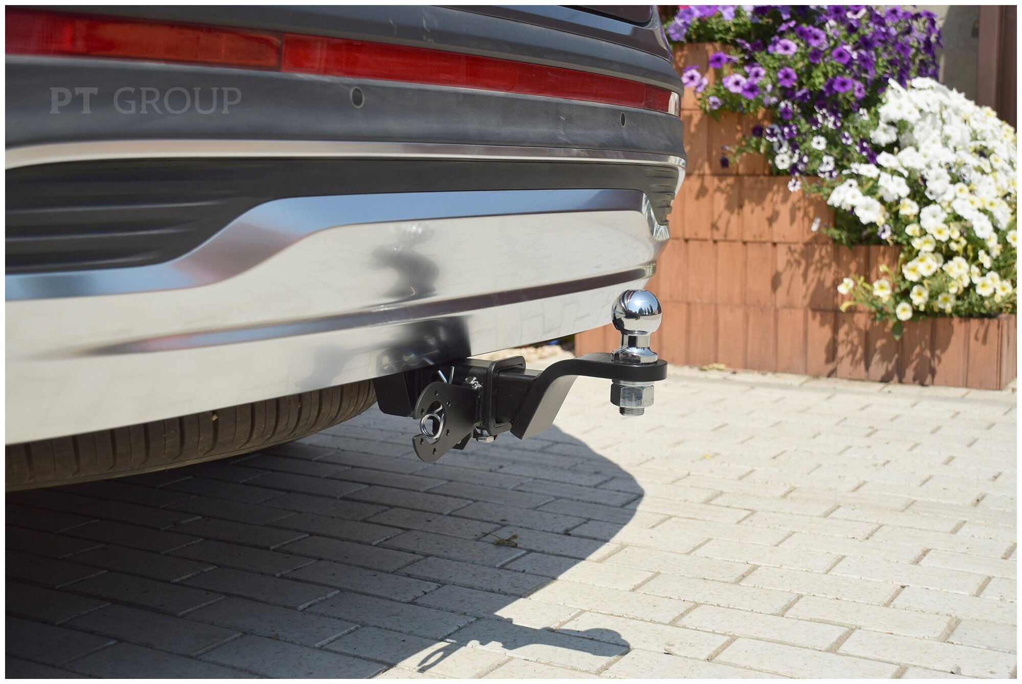 Фаркоп PT GROUP/ съёмный квадрат/ для HYUNDAI Santa Fe 2021-/ KIA Sorento 2021-(паспорт и сертификат в комплекте)(без электрики) арт. HSF-21-991122.00