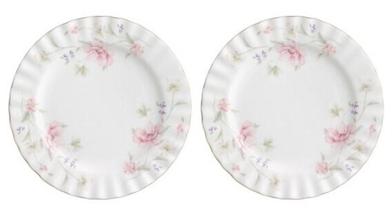 Набор тарелок для десертов Elan Gallery "Диана" 2 предмета, 18 см