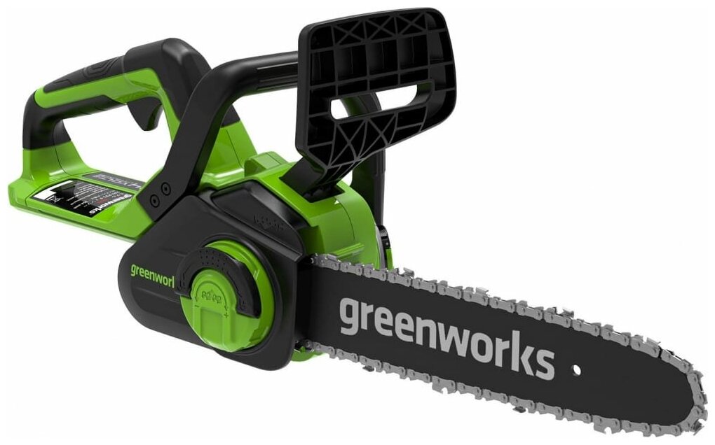 Цепная аккумуляторная пила GreenWorks G40CS30II 40 В 2007807, и кустарников