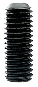 Винт установочный DIN913 М4х10 с плоским концом и внутренним шестигранником, высокопрочный, оксидированный, Сталь 45Н 10шт.