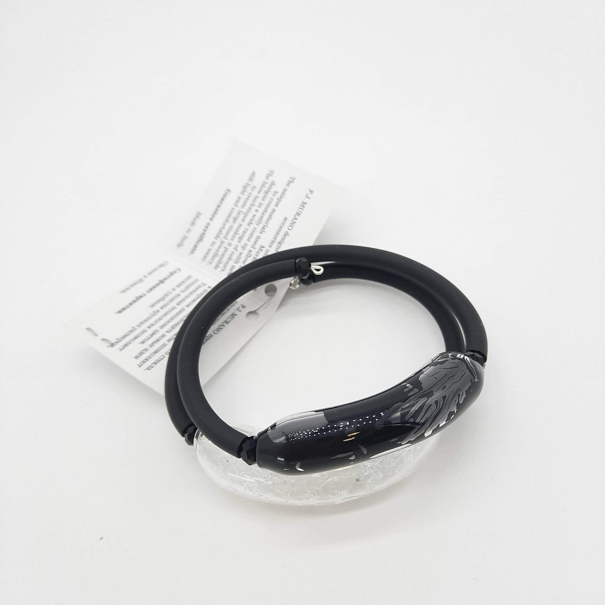 Браслет, стекло, муранское стекло