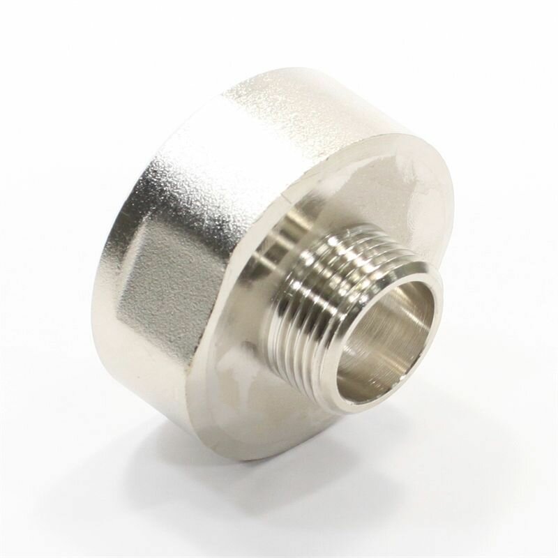 Переходник 1 1/2"-3/4", General Fittings 2600 45, резьба внутренняя - наружная, латунь (никель)