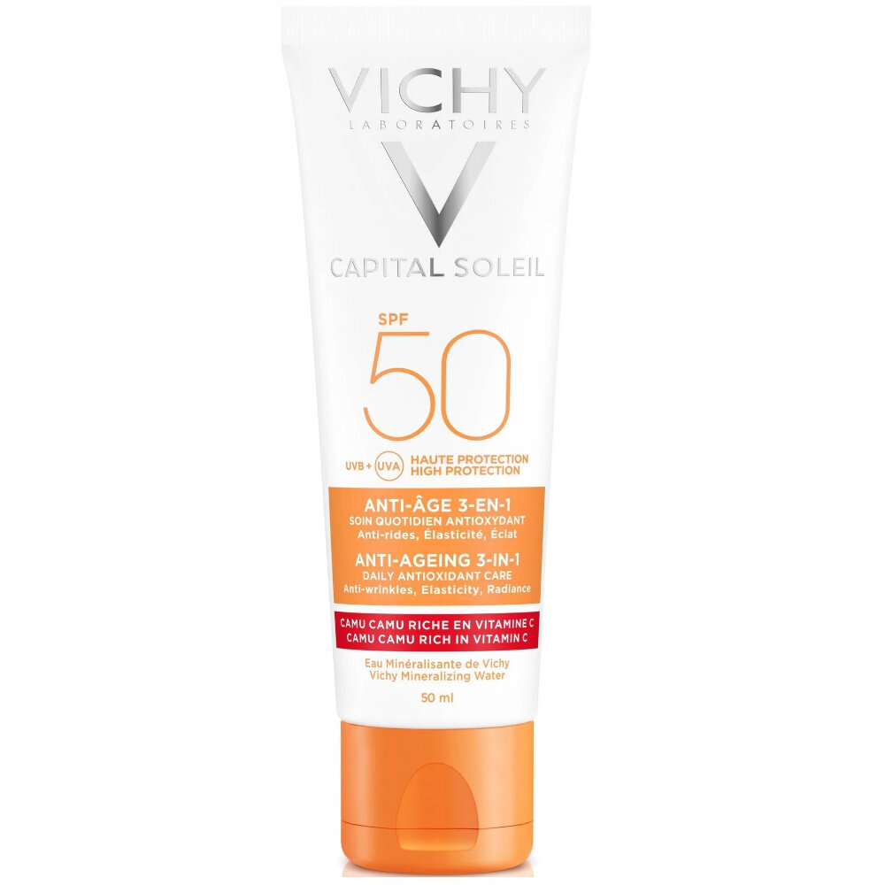 VICHY Солнцезащитный антивозрастной крем Capital Soleil SPF50