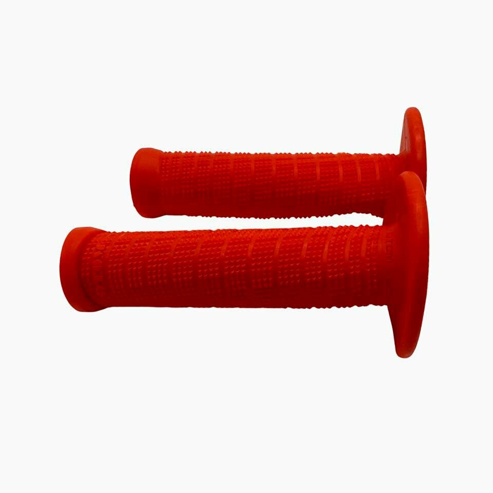 Ручки руля (грипсы) на питбайк Kayo, Ycf, Motoland, TTR (оранжевый, пара)