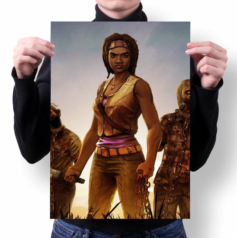Плакат THE WALKING DEAD, ходячие мертвецы №1, А4