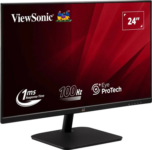 23.8" Монитор Viewsonic VA2432-MHD, 1920x1080, 75 Гц, IPS, черный ...