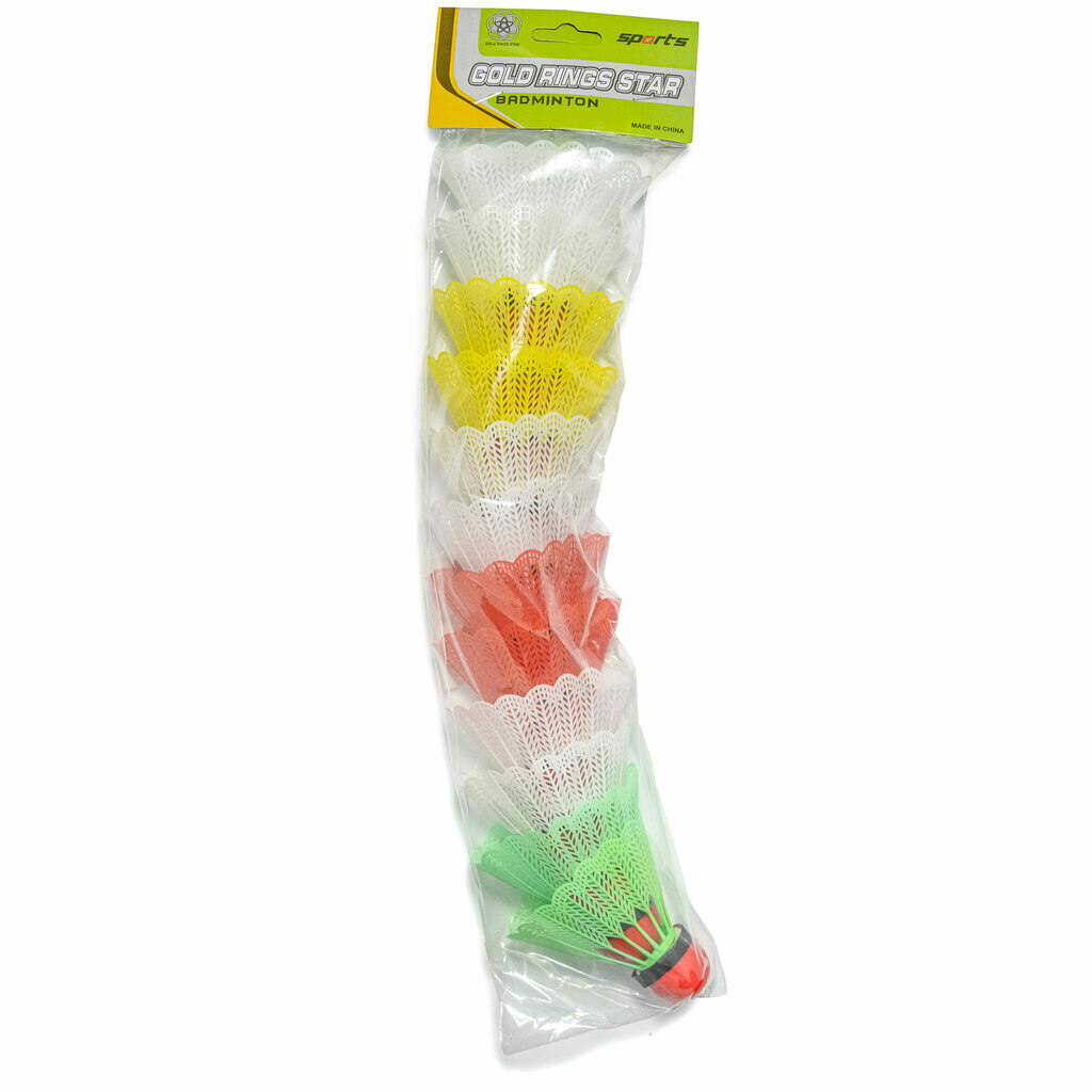 Воланы для бадминтона Рыжий кот Пенопласт, в пакете, 12 шт