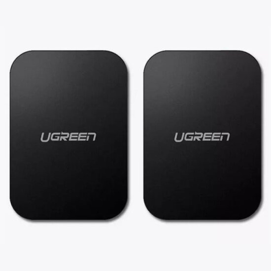 Пластина Ugreen LP123 для магнитного держателя, 2шт (50869), черный