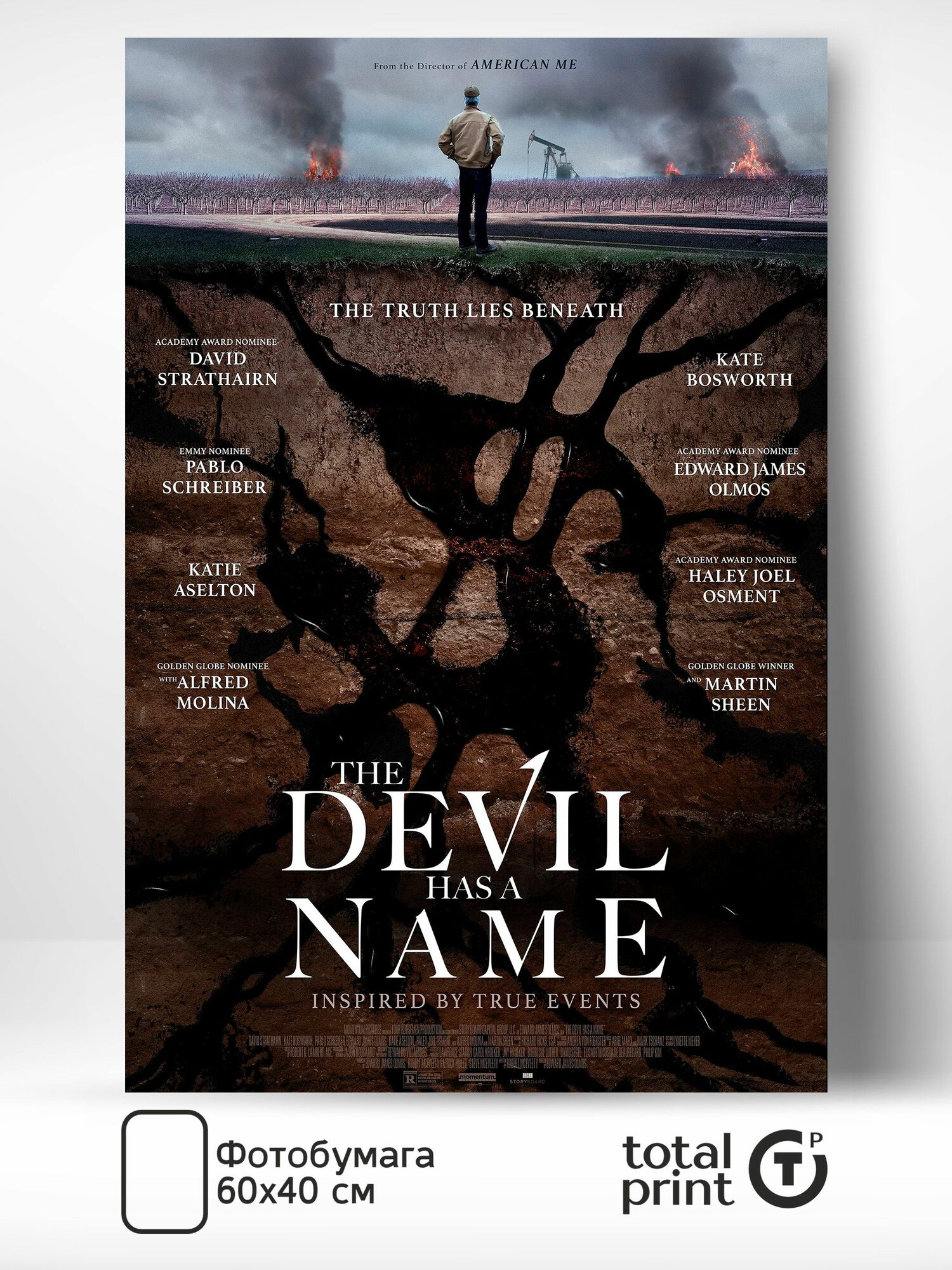 TotalPrint Постер для интерьера по фильму, 60х40см, У дьявола есть имя